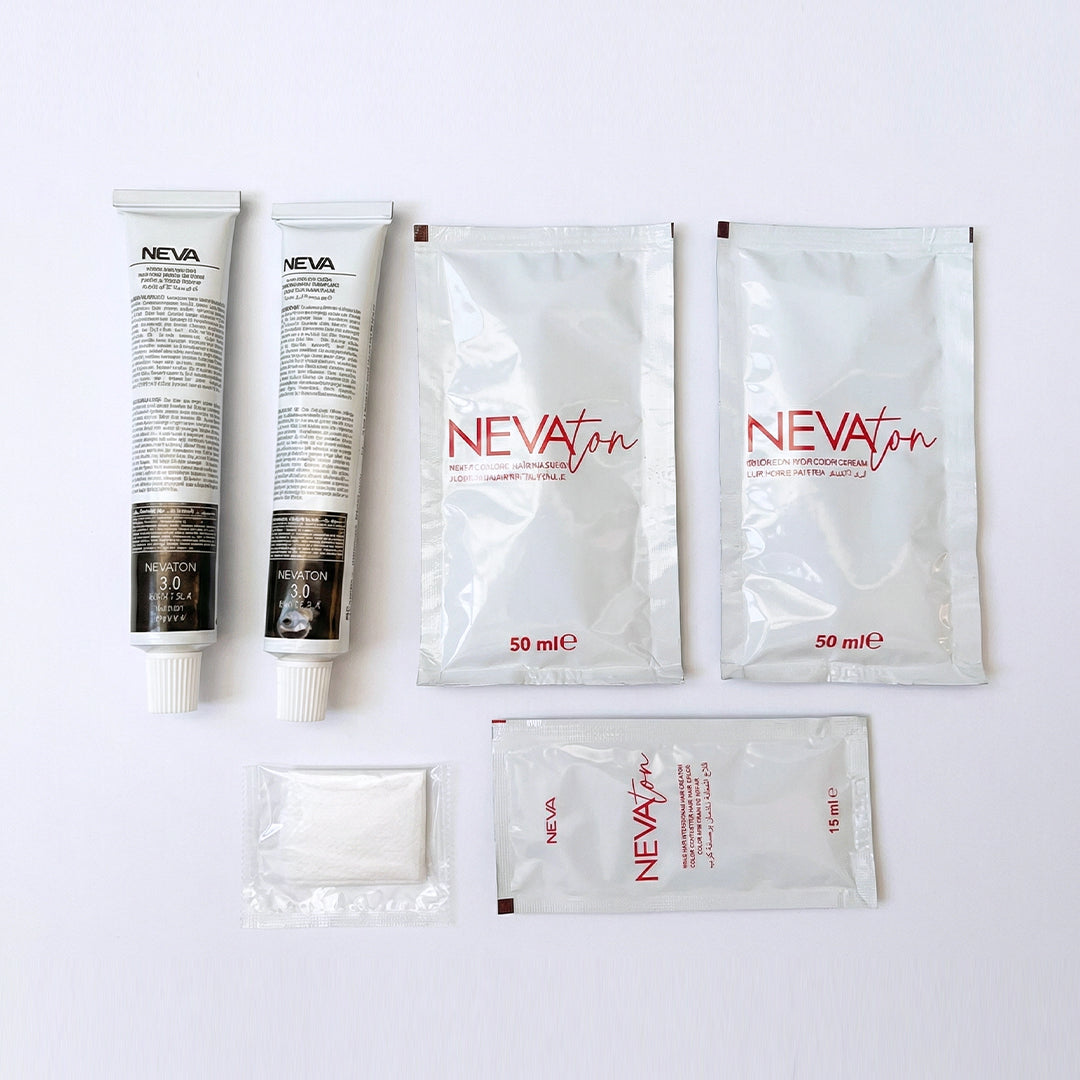 NEVATON Permanent Color 6.35 Golden Brown | 100% Gray Coverage – Neva