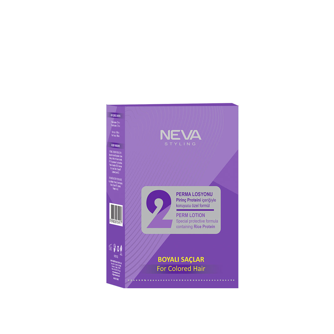 Neva Styling Perm Lotion No.2 for Colored Hair – Rice Protein Formula